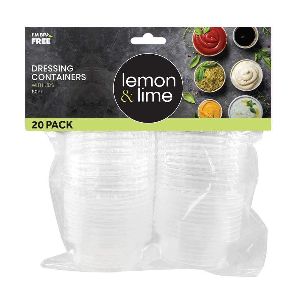 DRESSING CONTAINERS W/LIDS 20PK 60ML - Welcome to United Living ...